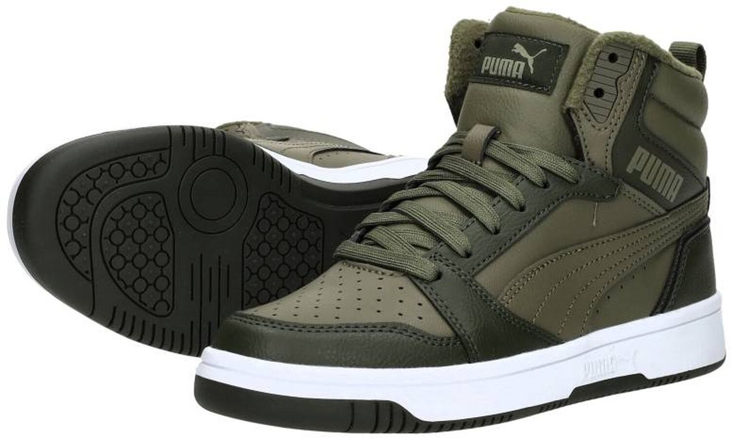 Puma Rebound V6 Mid WTR Jr groen