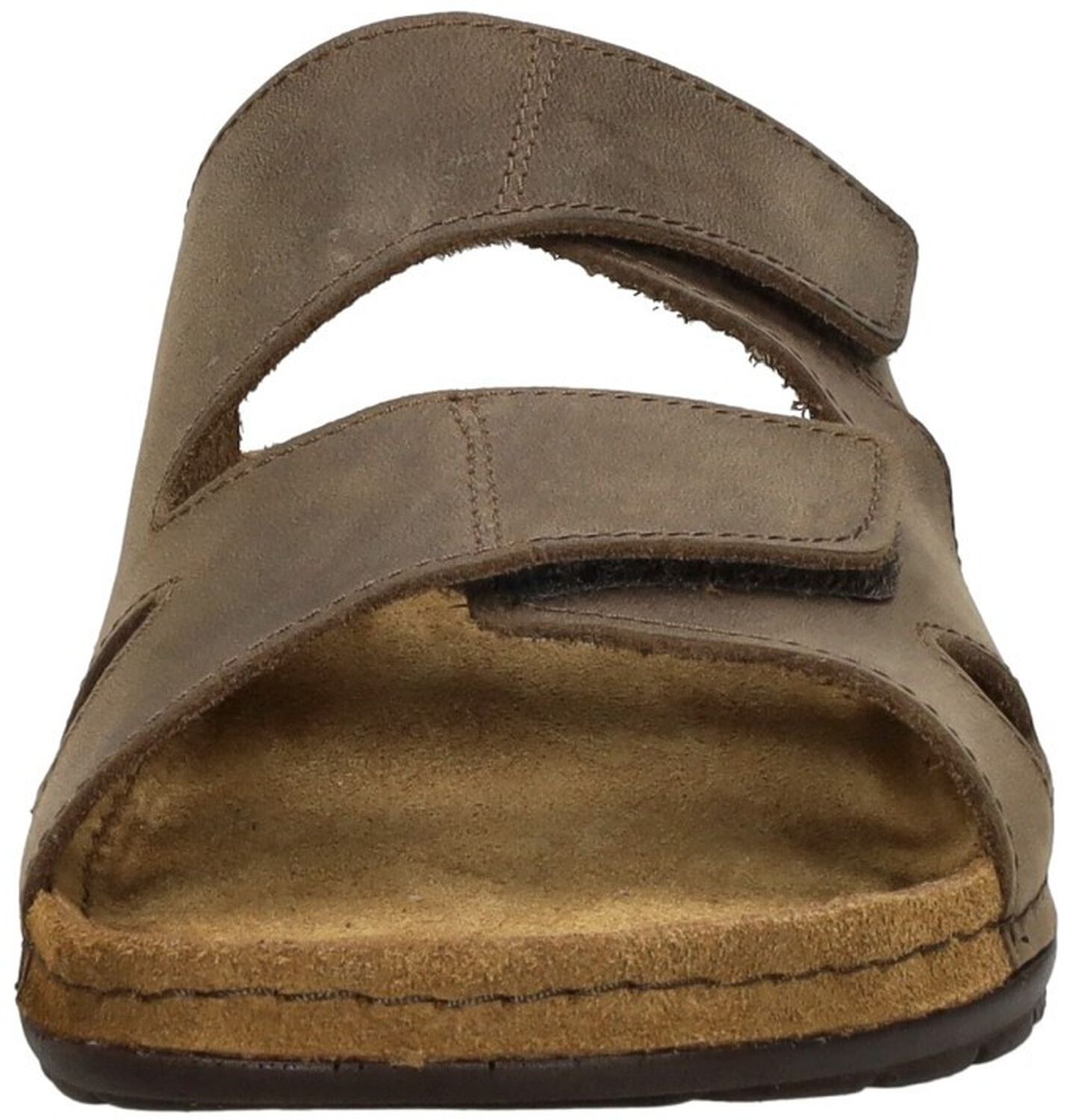 Heren slippers donkerbruin