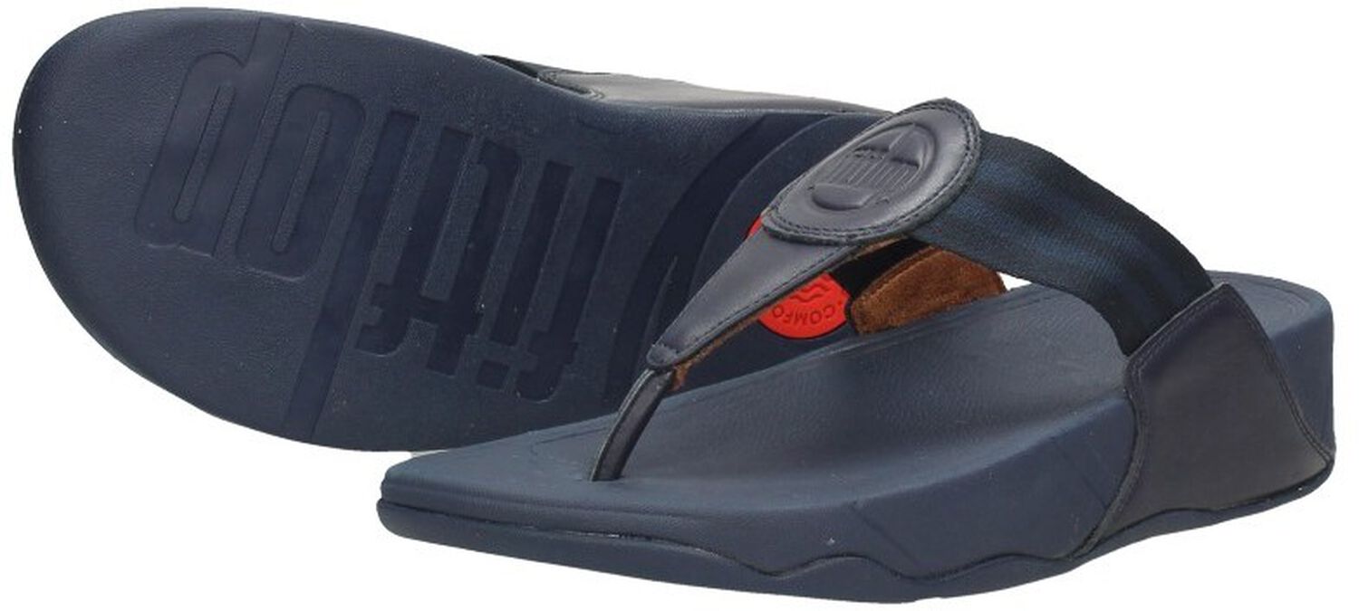 Walkstar Toe Post Wide Fit - Webbing blauw