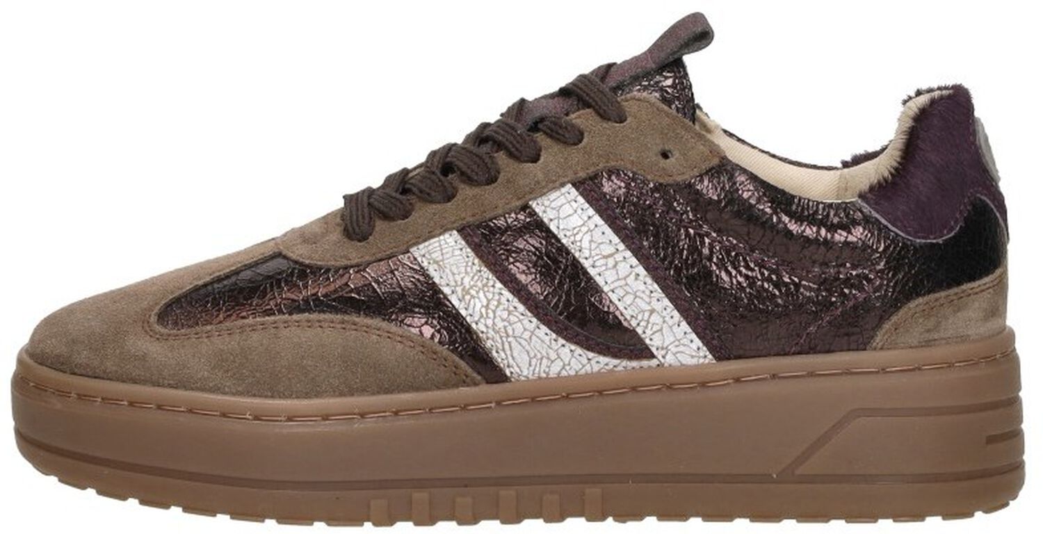 Sub55 - Sneakers Laag donkerbruin | Schuurman Schoenen