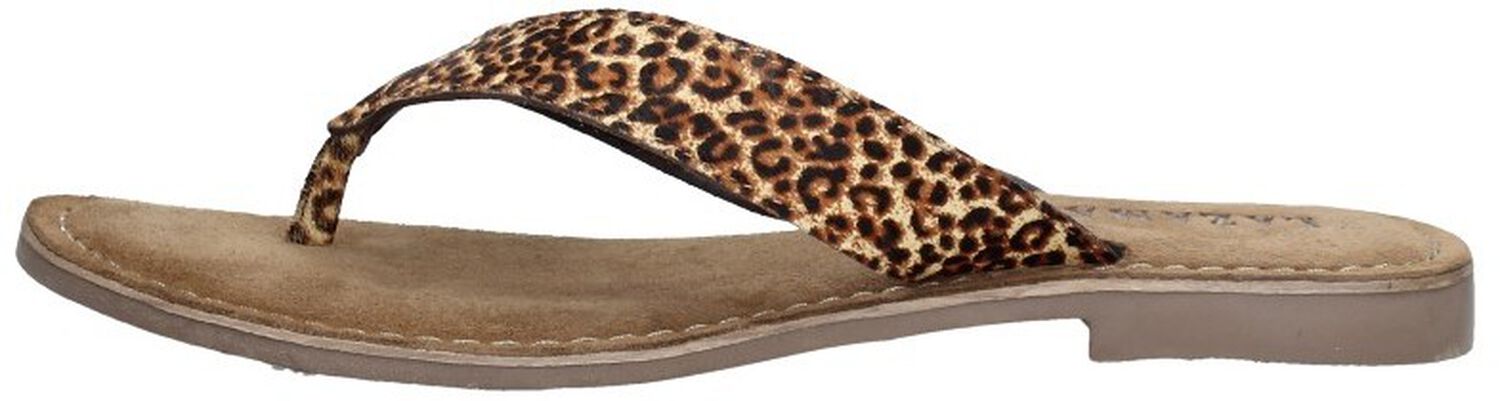 Lazamani - Dames slippers cognac | Schuurman Schoenen