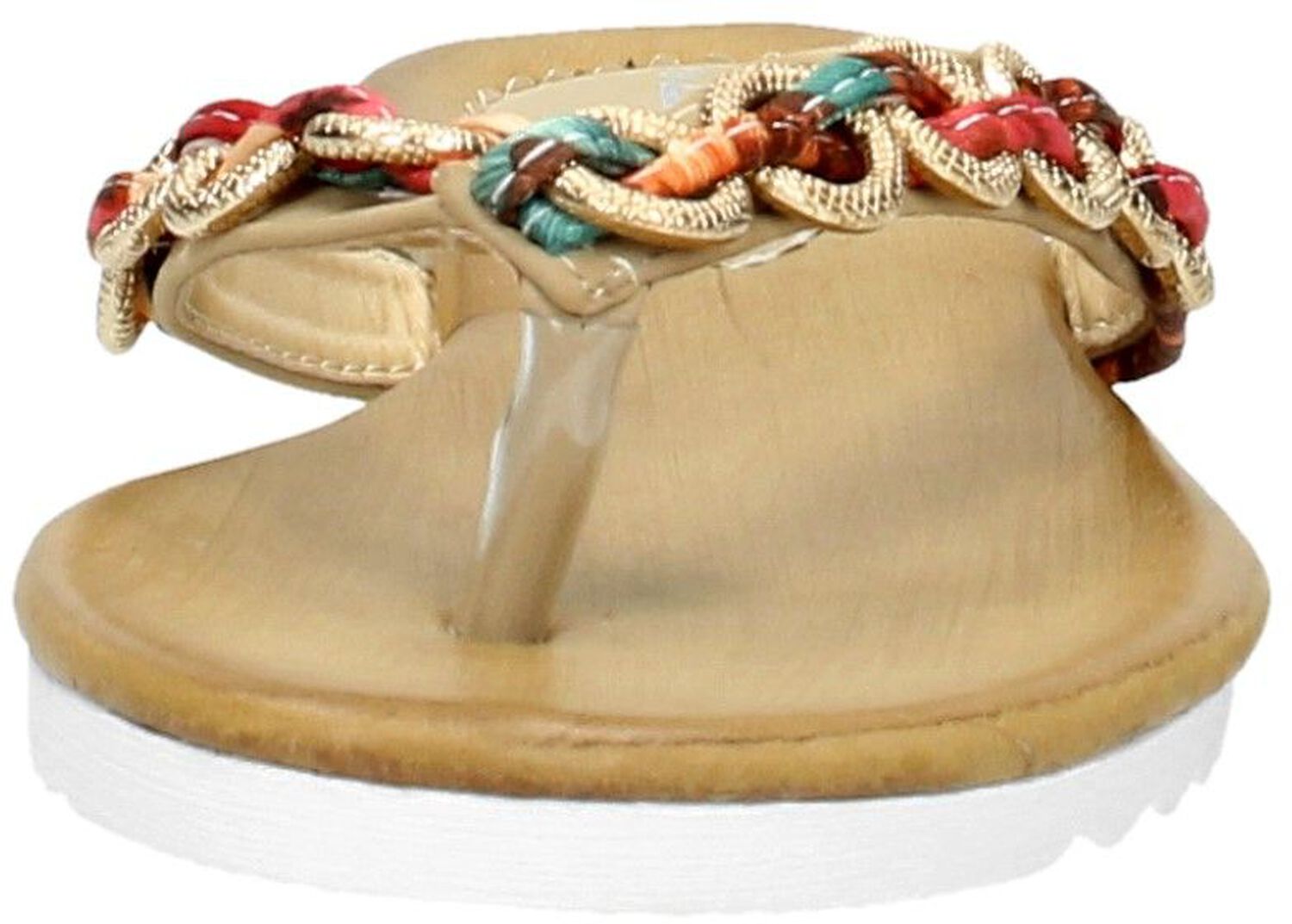 Dames slippers beige