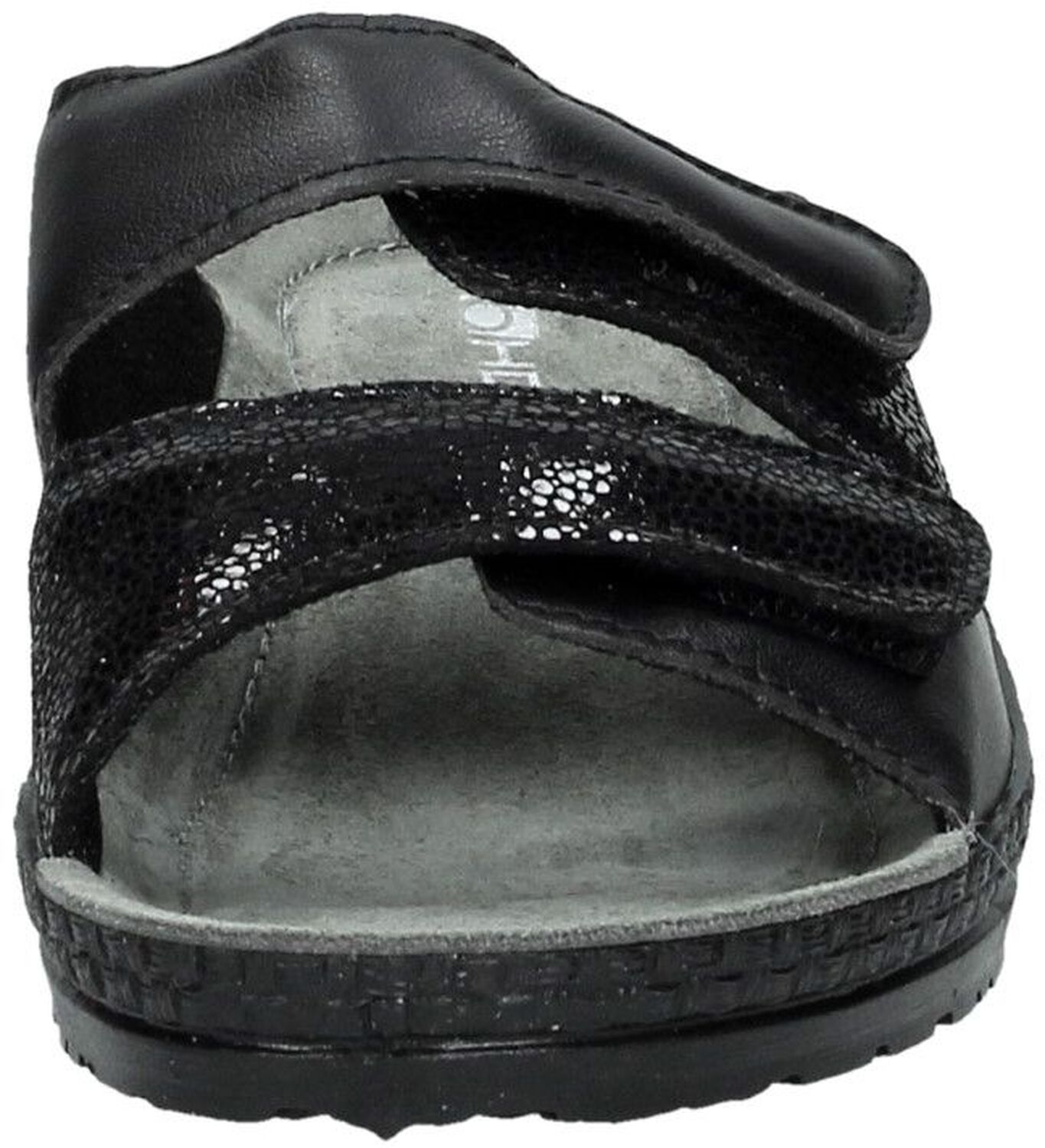 Rohde - Dames slippers zwart | Schuurman Schoenen