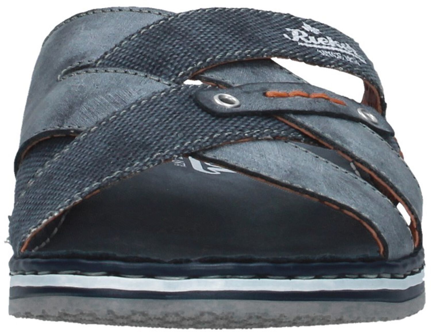 Heren slippers blauw