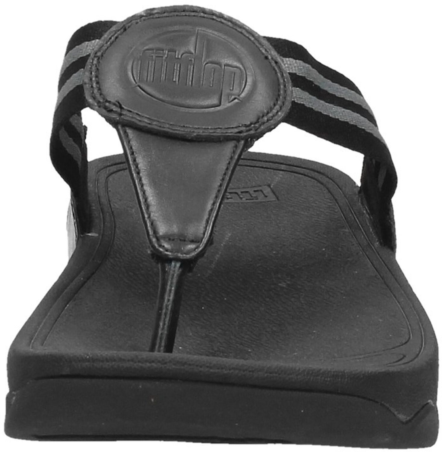 Walkstar Toe Post Wide Fit - Webbing zwart