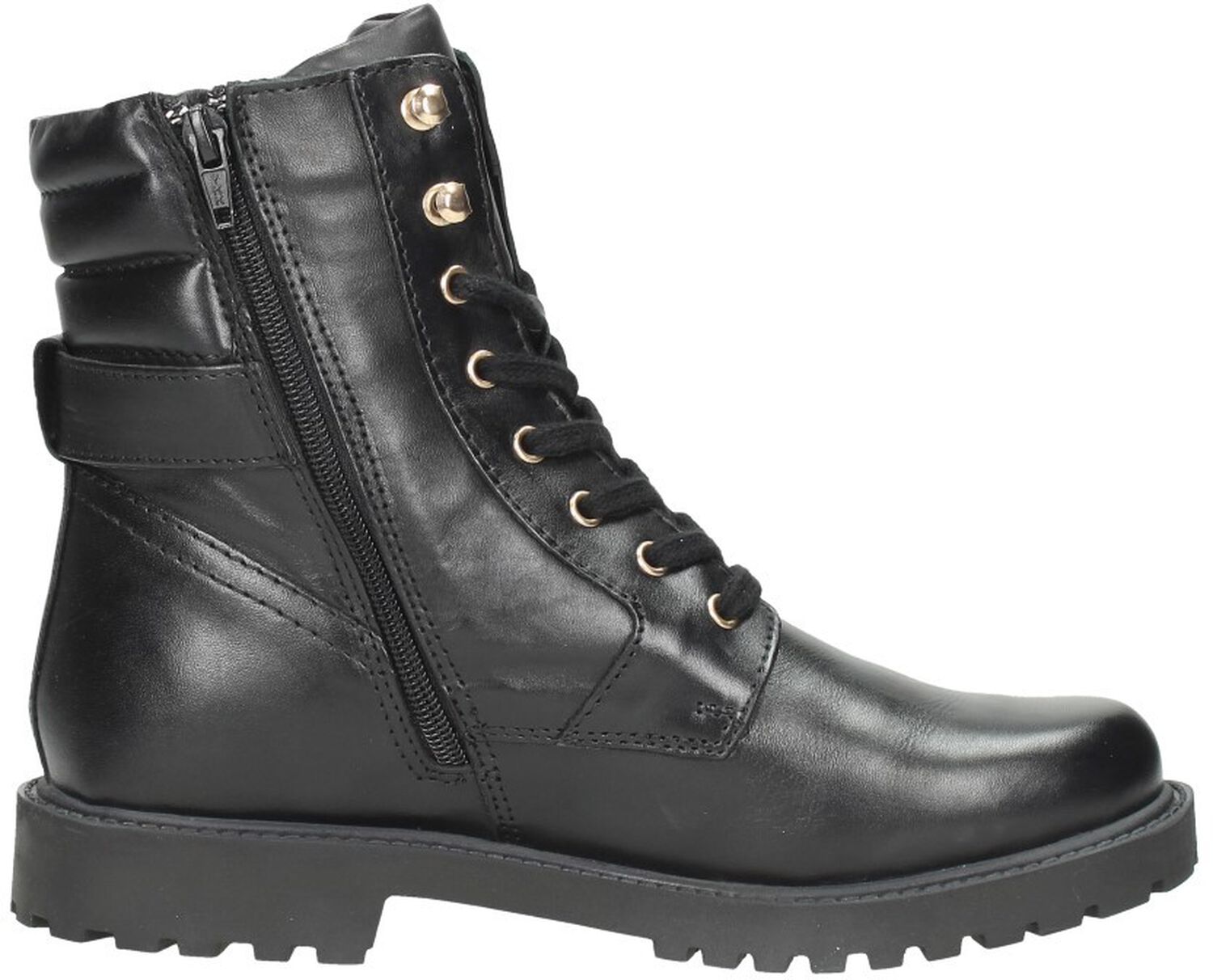 Sub55 - Veterboots zwart | Schuurman Schoenen