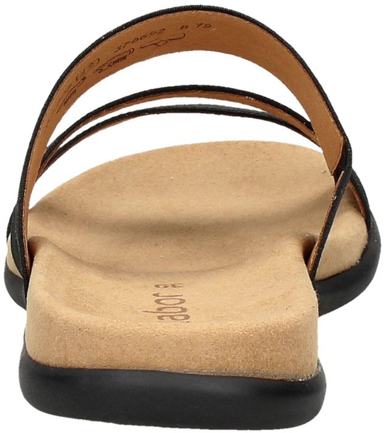 Dames slippers zwart