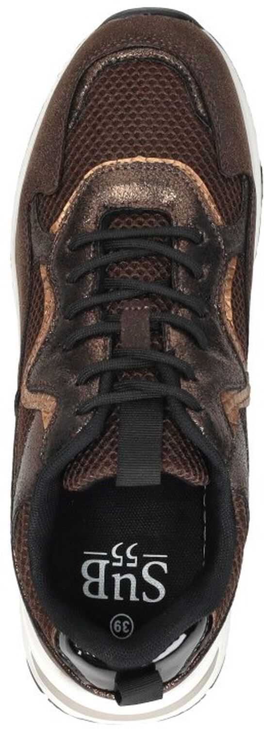 Sub55 - Sneakers Laag donkerbruin | Schuurman Schoenen