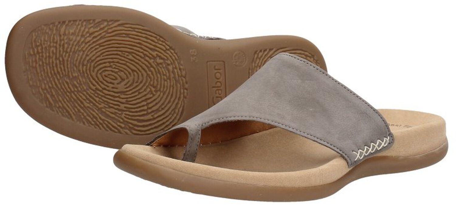 Gabor - Dames slippers taupe | Schuurman Schoenen