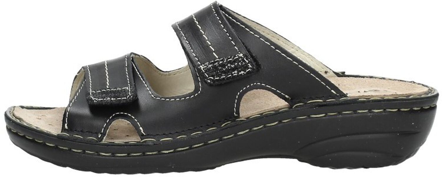 Rohde - Dames slippers zwart | Schuurman Schoenen