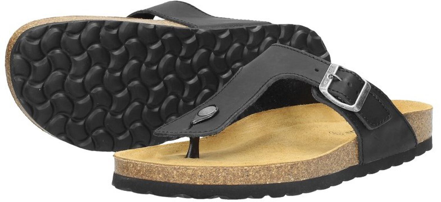 Heren slippers zwart