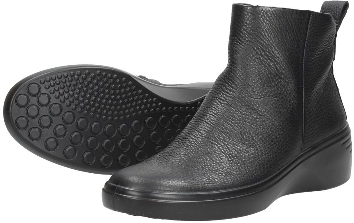 Ecco - Soft 7 Wedge W zwart | Schuurman Schoenen