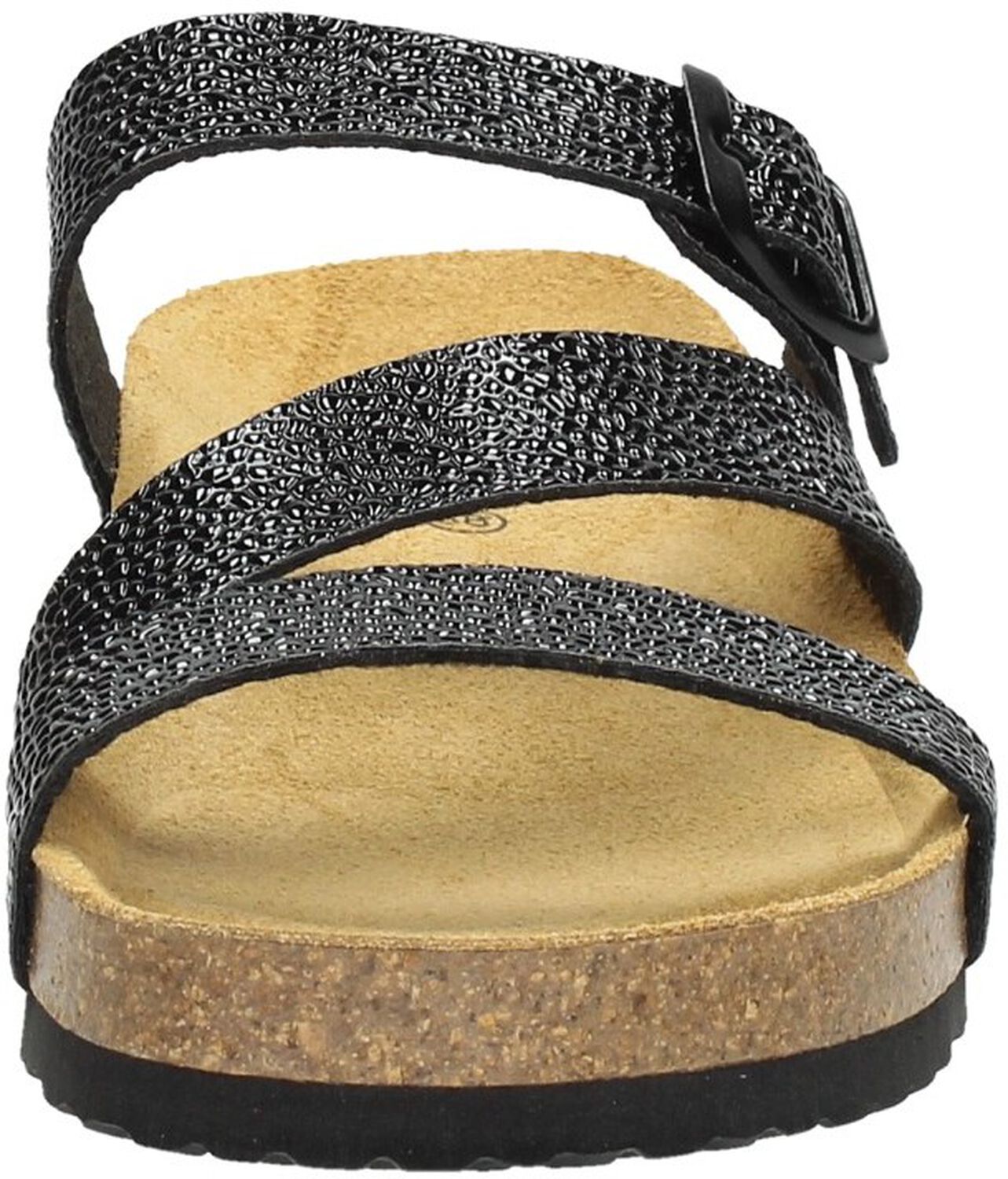 Dames slippers zwartlak